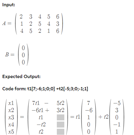 Solved The code below is designed to take in an Augmented | Chegg.com