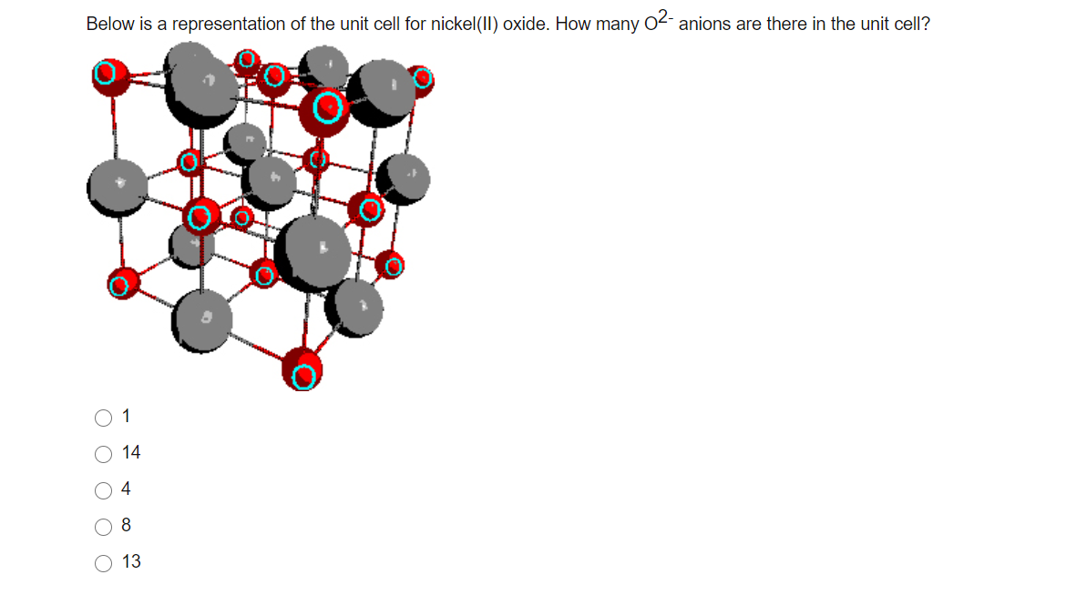 Solved Below is a representation of the unit cell for | Chegg.com