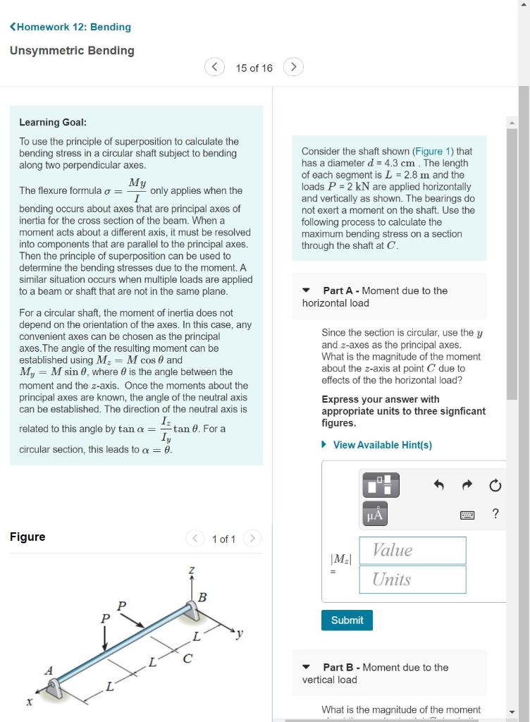 Solved Learning Goal: To use the principle of superposition | Chegg.com