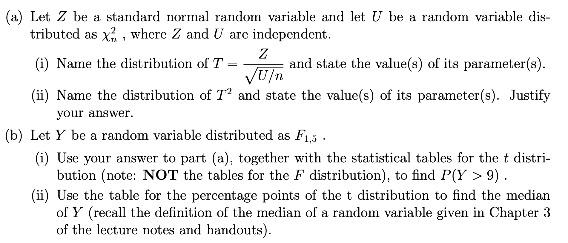 Solved A Let Z Be A Standard Normal Random Variable And 