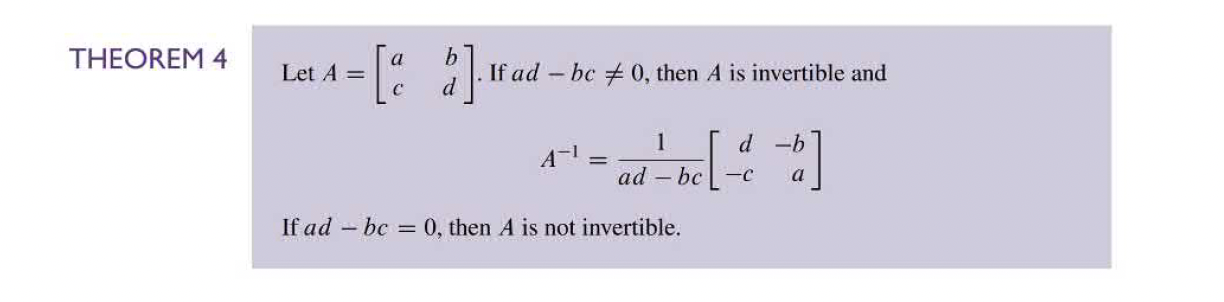 Solved 17. Show that if A is 2×2, then Theorem 8 gives the | Chegg.com