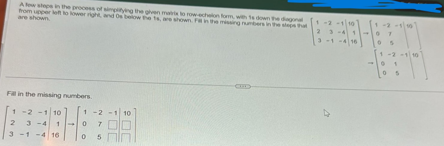 Solved A few steps in the process of simplifying the given | Chegg.com
