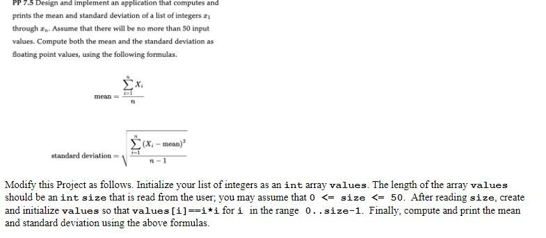 Solved Pp 7 5 Design And Implement An Application That