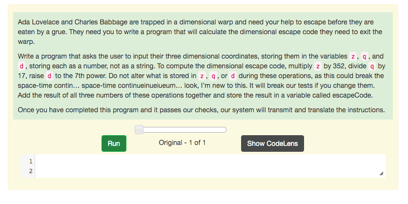 Solved Ada Lovelace and Charles Babbage are trapped in a | Chegg.com