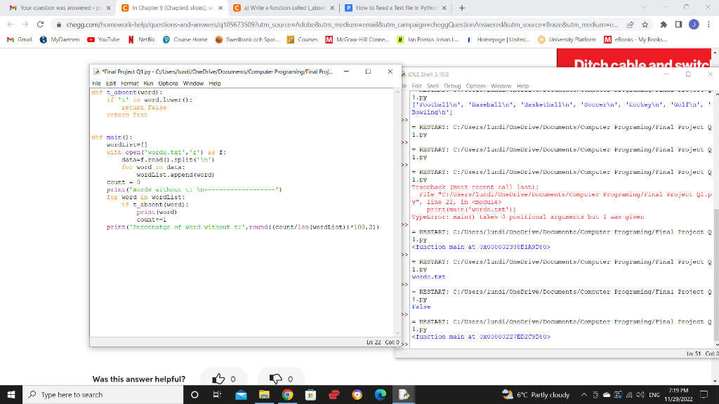 Solved Ycur question was answered - po × In Chapter 9 | Chegg.com