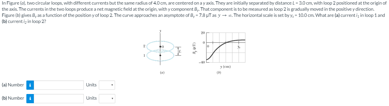 Solved In Figure (a), two circular loops, with different | Chegg.com