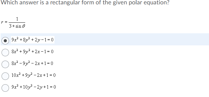 Solved How am I able to find this type of rectangular form | Chegg.com