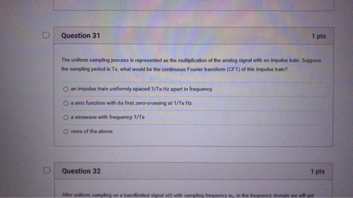 Homework Find The Minimum Sampling Rate Signal Processing Stack