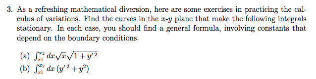 Solved 3. As a refreshing mathematical diversion, here are | Chegg.com