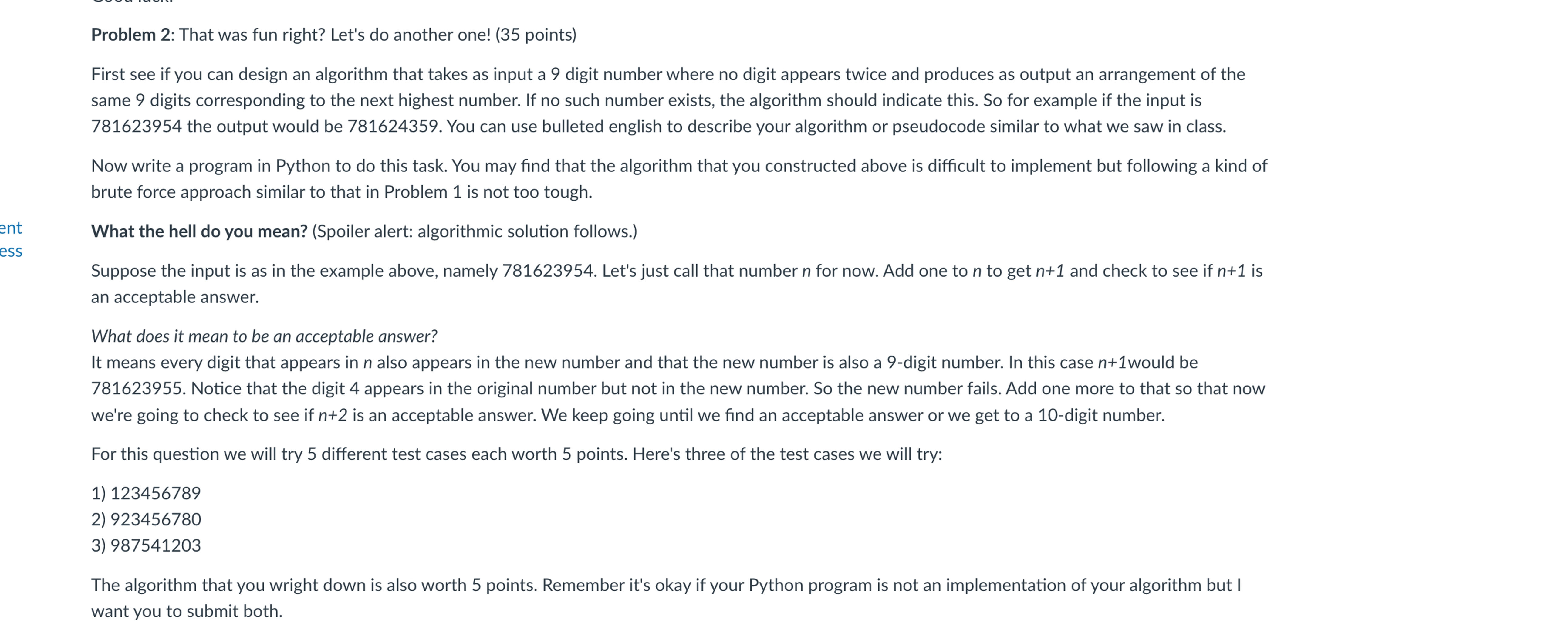 Solved *** ﻿Avoid using: break and sets Problem 2: That was | Chegg.com