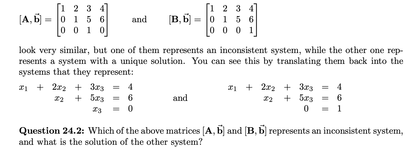 Solved (A, 6] ſi 2 3 4 0 1 5 6 0 0 1 0 and [B, 5) = = 1 2 3 | Chegg.com