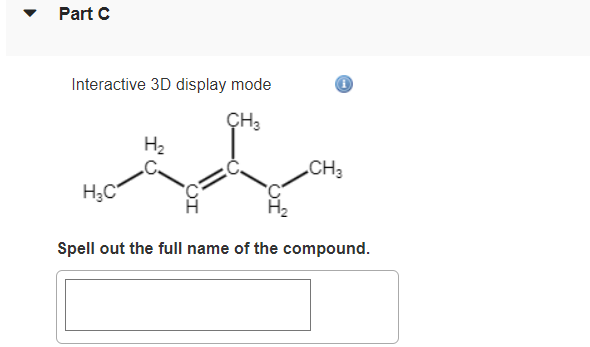 Solved Interactive 3D display mode (i) Spell out the full | Chegg.com