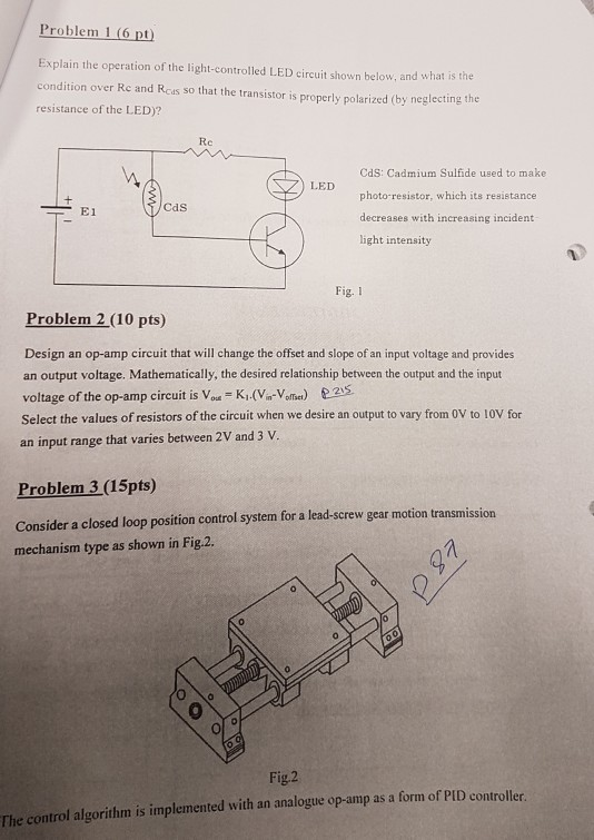 Solved Problem 1 (6 pt Explain the operation of the | Chegg.com