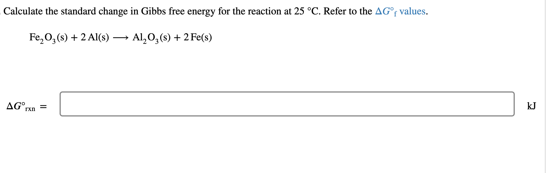Solved Calculate the standard change in Gibbs free energy | Chegg.com