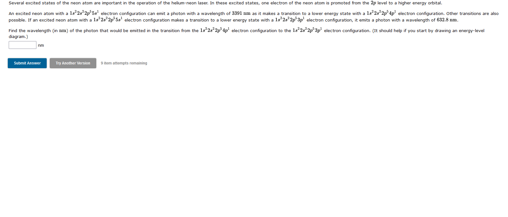 Solved diagram.) nm 9 item attempts remaining | Chegg.com