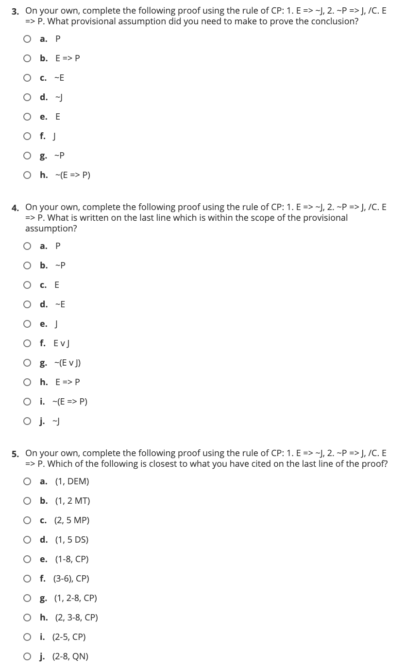 Solved 3. On your own, complete the following proof using | Chegg.com