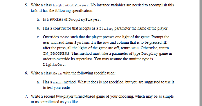 Solved Two-player turn-based games all follow a similar | Chegg.com
