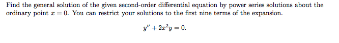 Solved Find the general solution of the given second-order | Chegg.com
