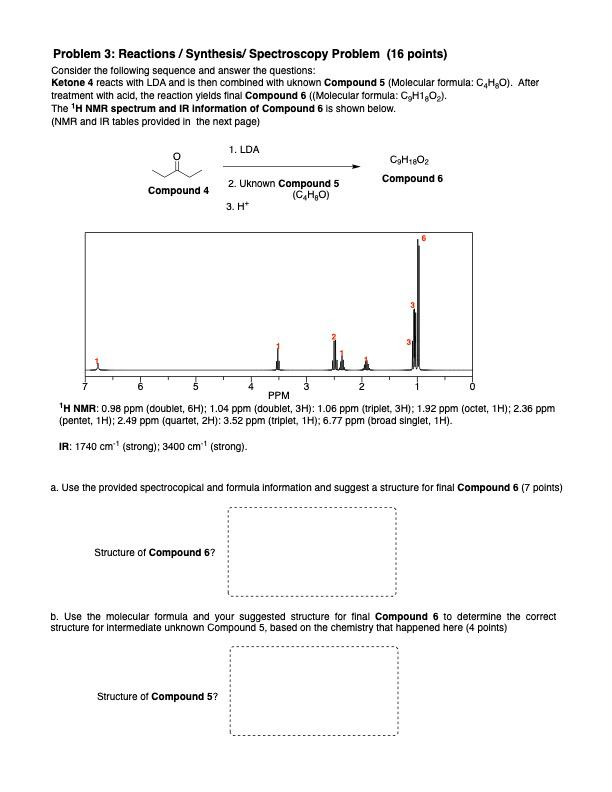 Solved Problem 1: Reactions / Mechanism Combination (7 | Chegg.com Solved Problem 1: Reactions / Mechanism Combination (7 | Chegg.com
