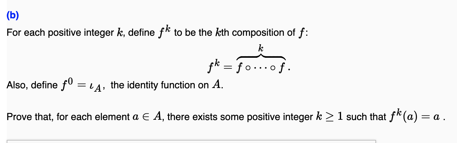Solved Let A be a finite set containing n≥1 elements and | Chegg.com