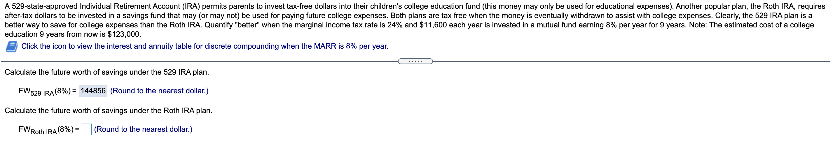 Solved I Х More info N 1 2 3 4 5 6 7 Discrete Compounding; i | Chegg.com