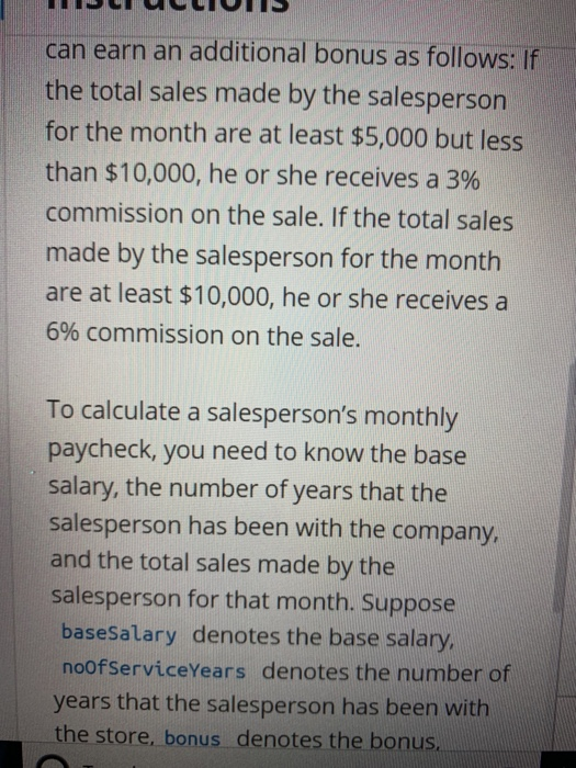 Instructions Write a program that implements the | Chegg.com