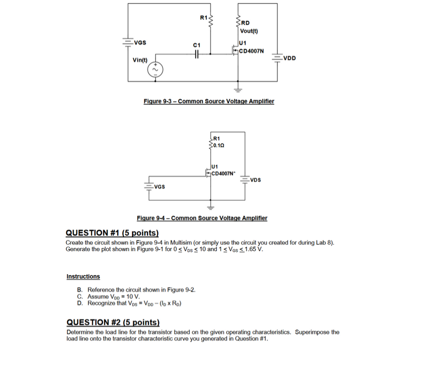 Solved MOSFET Large-Signal Operation: Transfer | Chegg.com