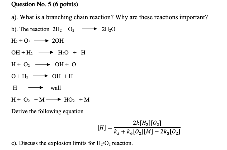 Solved Question No. 5 (6 points) a). What is a branching | Chegg.com