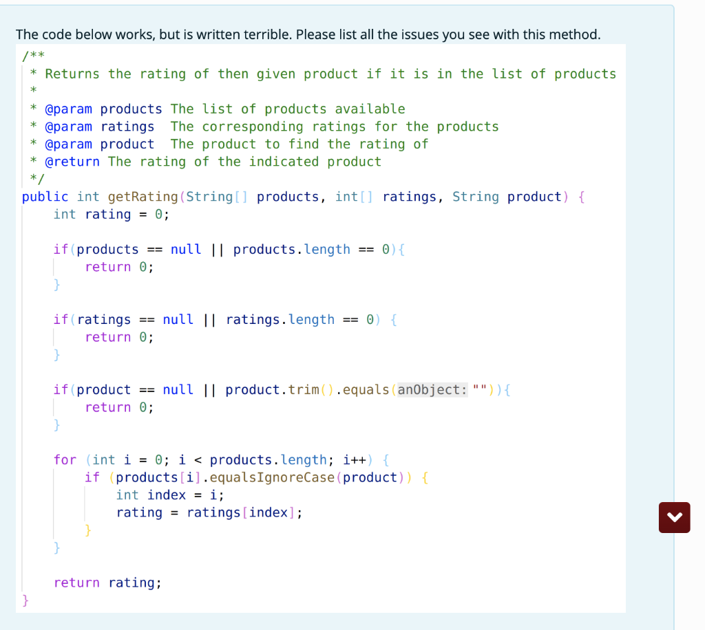 Solved The code below works, but is written terrible. Please | Chegg.com