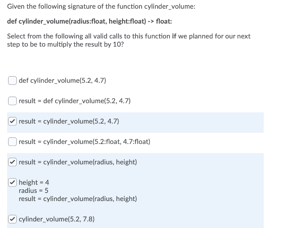 Solved Given the following signature of the function | Chegg.com