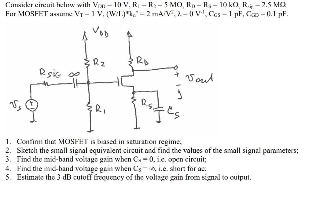Solved Consider circuit below with Vpp = 10 V, R1 = R2 = 5 | Chegg.com