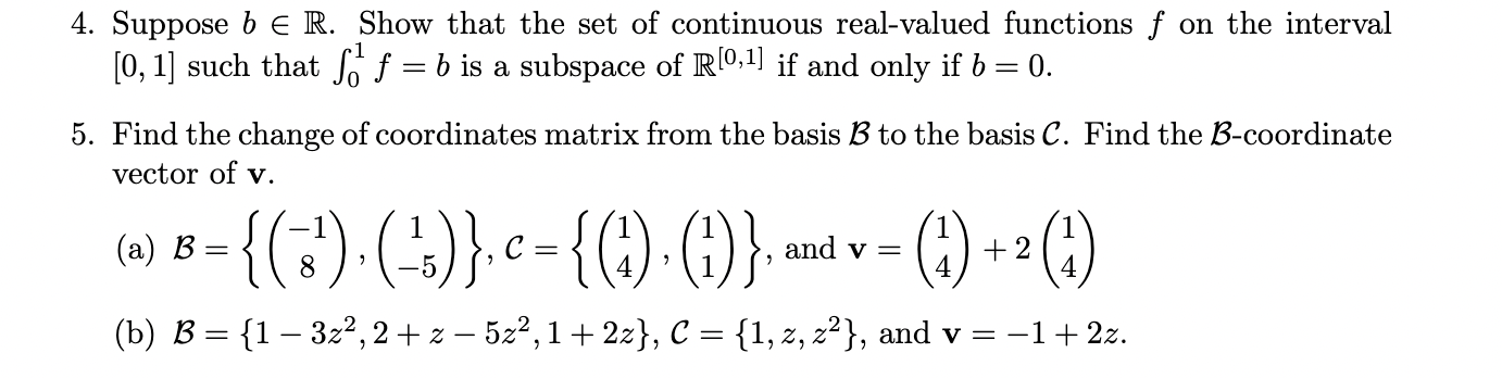 Solved Suppose Binr Show That The Set Of Continuous