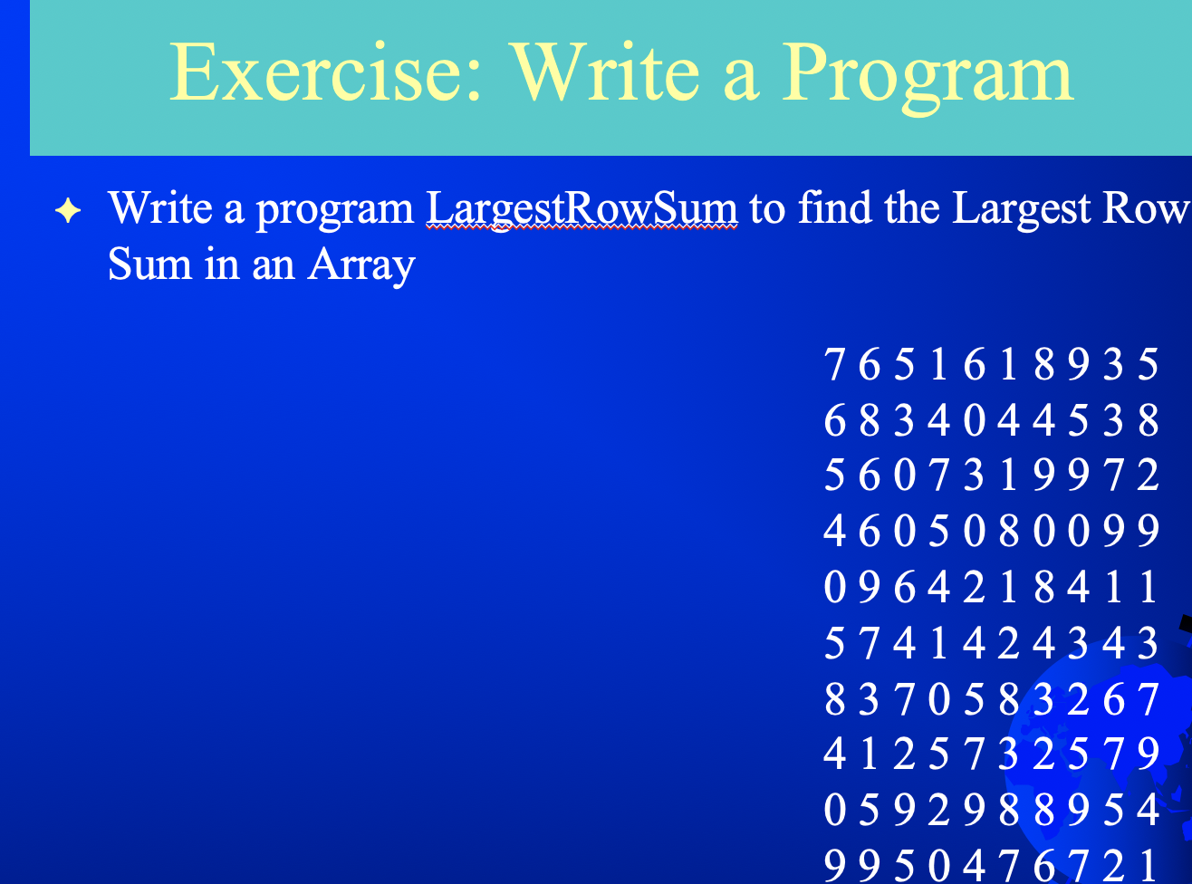 Solved Ththis Is Java Program Using 2d Arrays Please Add 