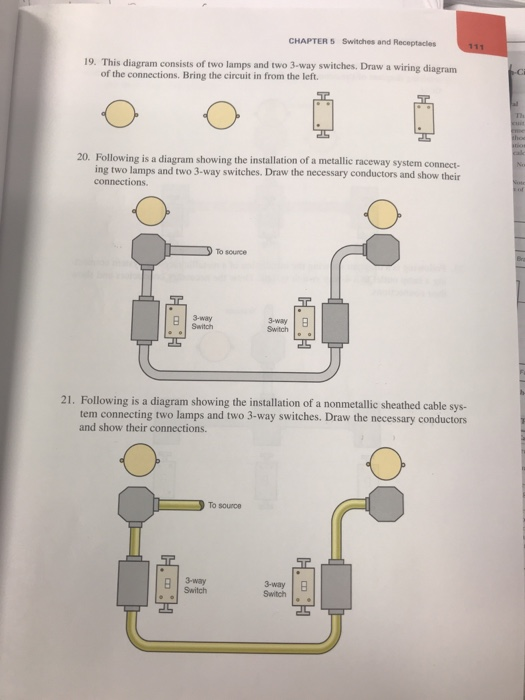 CHAPTER S Switches and Receptaclers 19. This diagram | Chegg.com