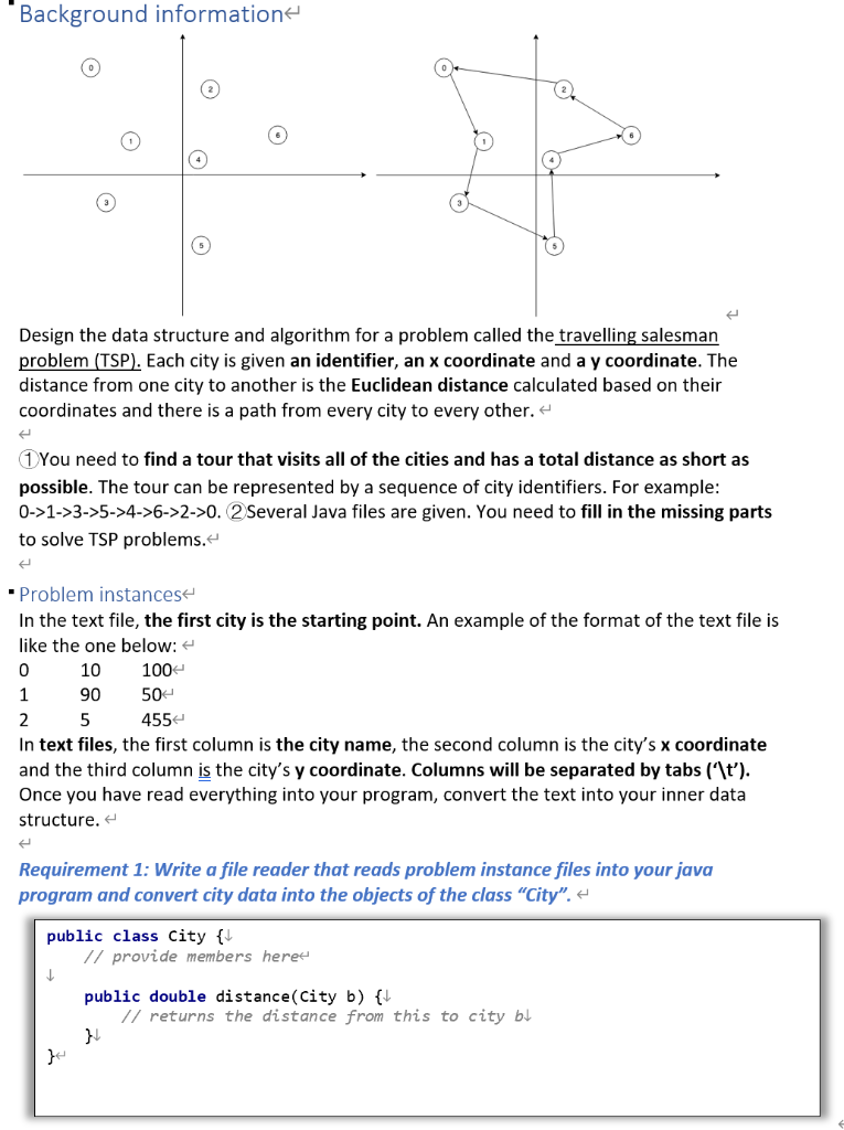 Solved Background information Design the data structure and | Chegg.com