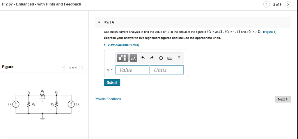 Solved P 2.67 - Enhanced-with Hints and Feedback 3 of 8 Part | Chegg.com