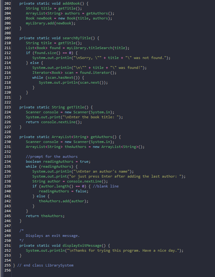 Hi need some help with this library system. There is | Chegg.com