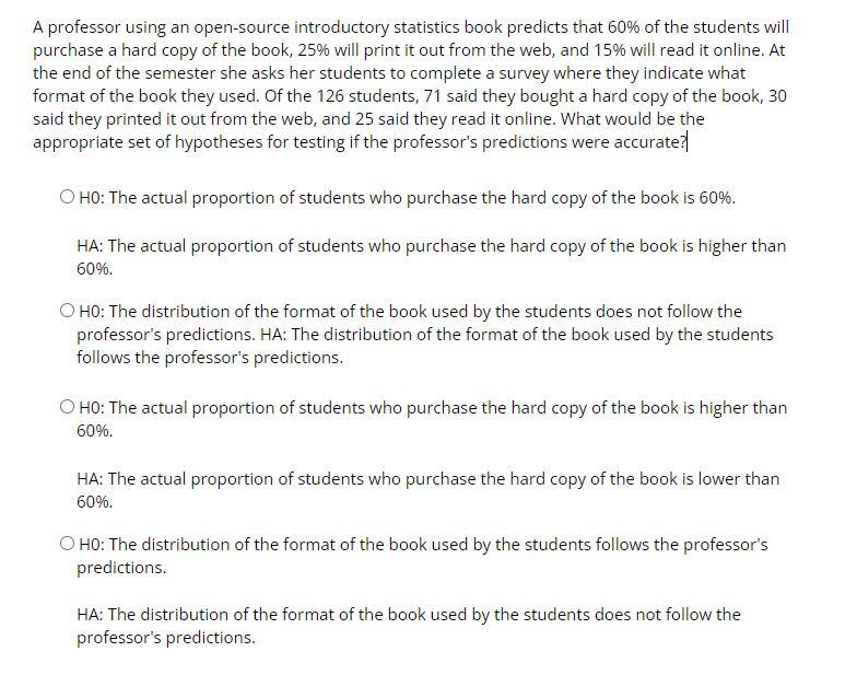 Solved A professor using an open-source introductory | Chegg.com
