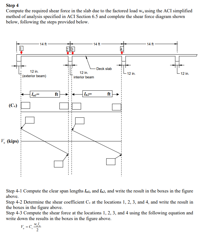 Solved Design the eight-span floor slab spanning east-west | Chegg.com