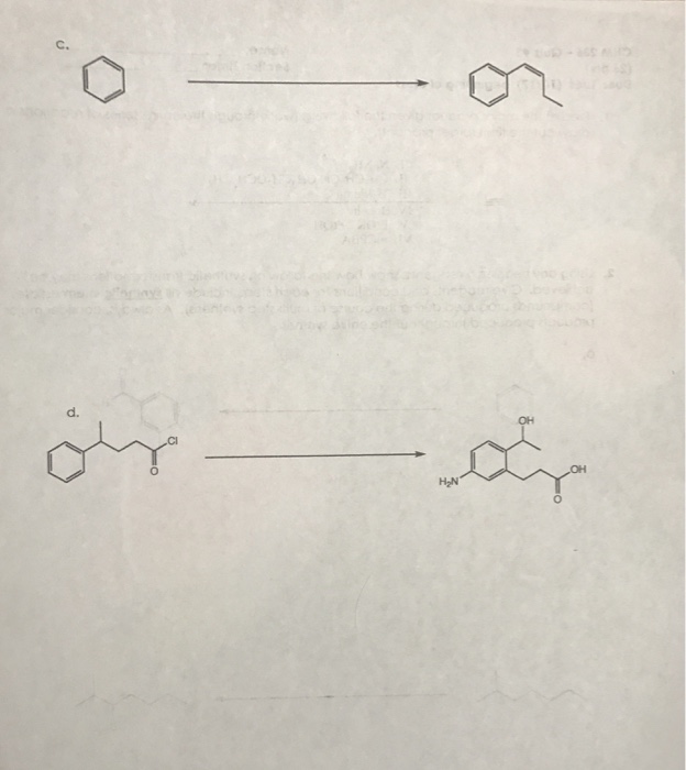 Solved be Using any necessary reagents, show how the | Chegg.com