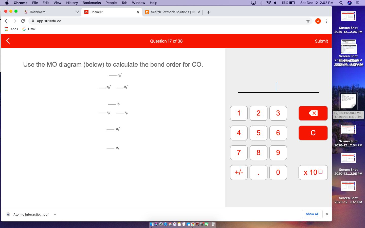 Solved Chrome File Edit View History Bookmarks People Tab | Chegg.com