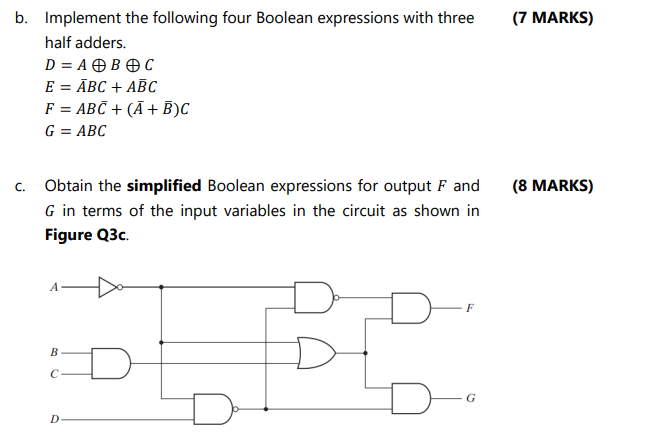 Solved 3. (5 MARKS) a. Referring to the circuit in Figure | Chegg.com