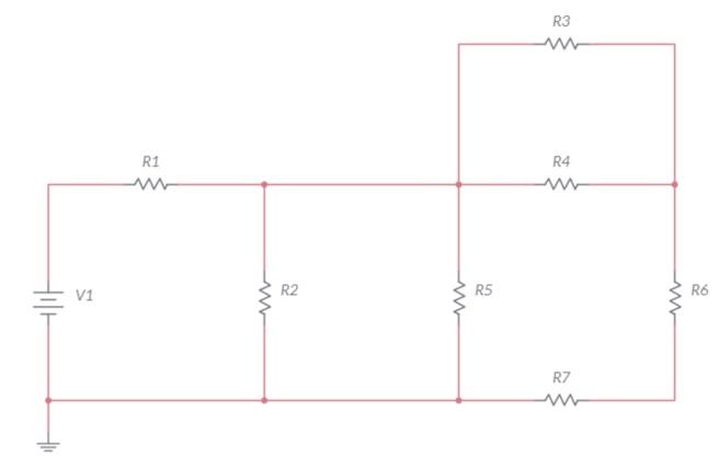 Solved R3 w R1 R4 V1 R2 R5 R6 R7 w Please refer to Figure | Chegg.com