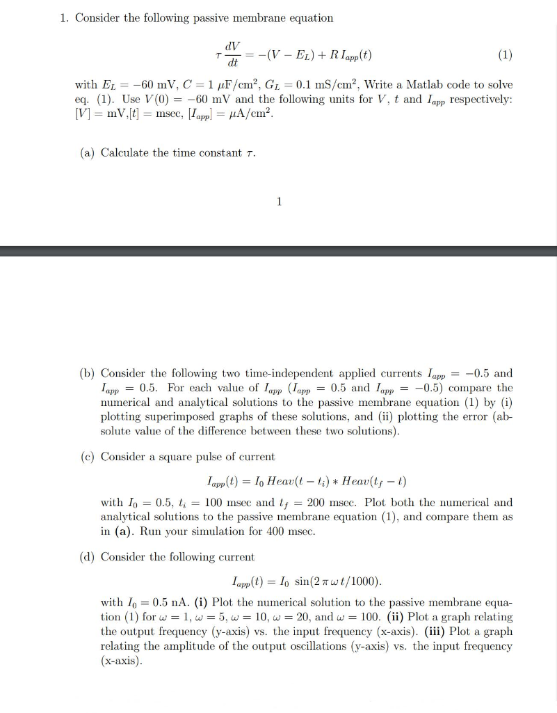 MATLAB template code is provided. please answer with | Chegg.com