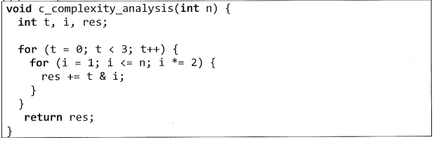 Solved 2 Complexity Analysis (20 marks) Write down the time | Chegg.com