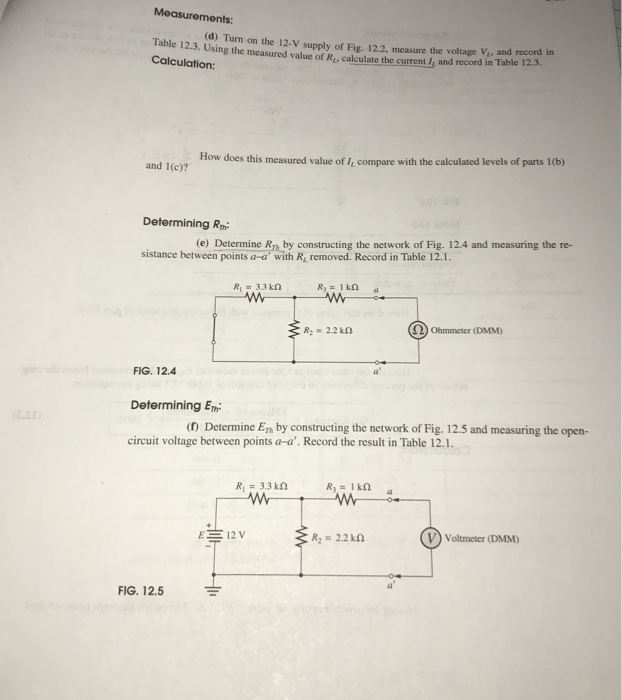 Solved THEVENIN'S THEOREM AND MAXIMUM POWER TRANSFER 143 | Chegg.com