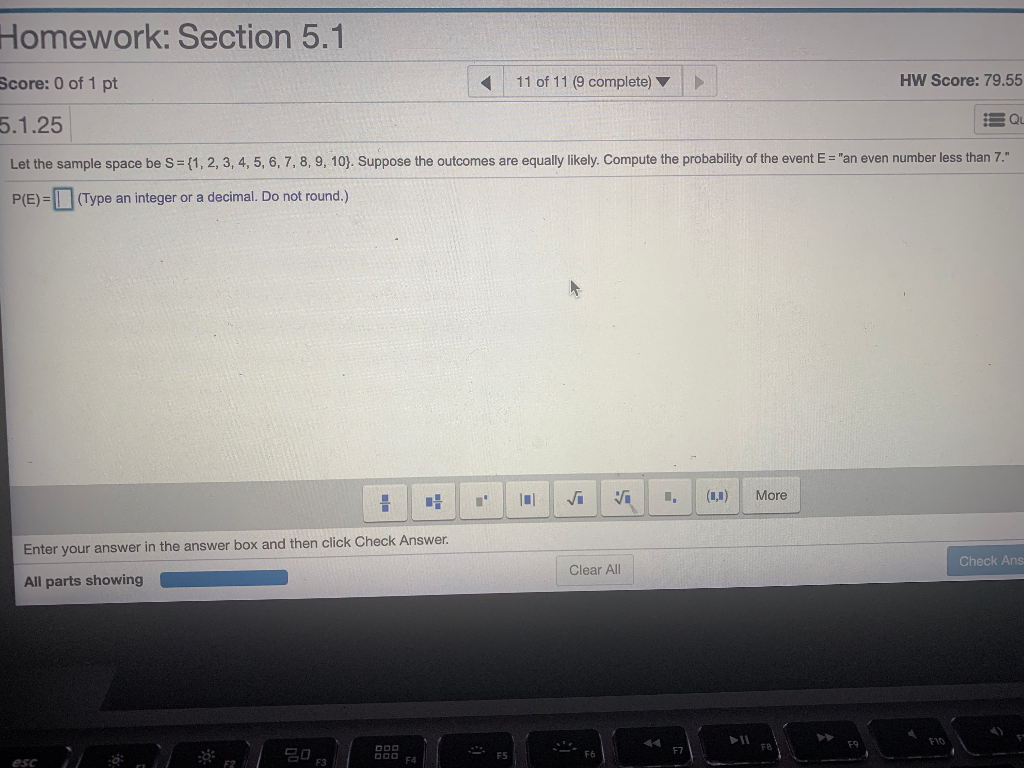 Solved Homework Section 5 1 Score 0 Of 1 Pt 5 1 25 11 Of