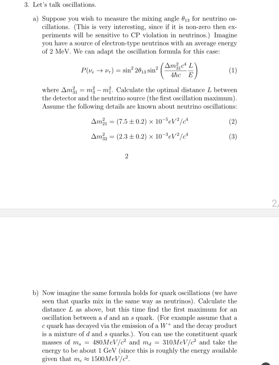 Solved Let's talk oscillations.a) ﻿Suppose you wish to | Chegg.com