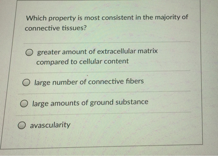 Solved Which property is most consistent in the majority of | Chegg.com
