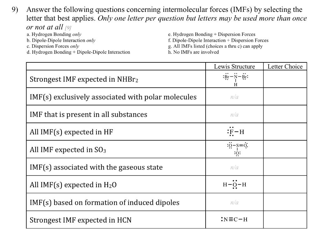 Solved 9) Answer the following questions concerning | Chegg.com